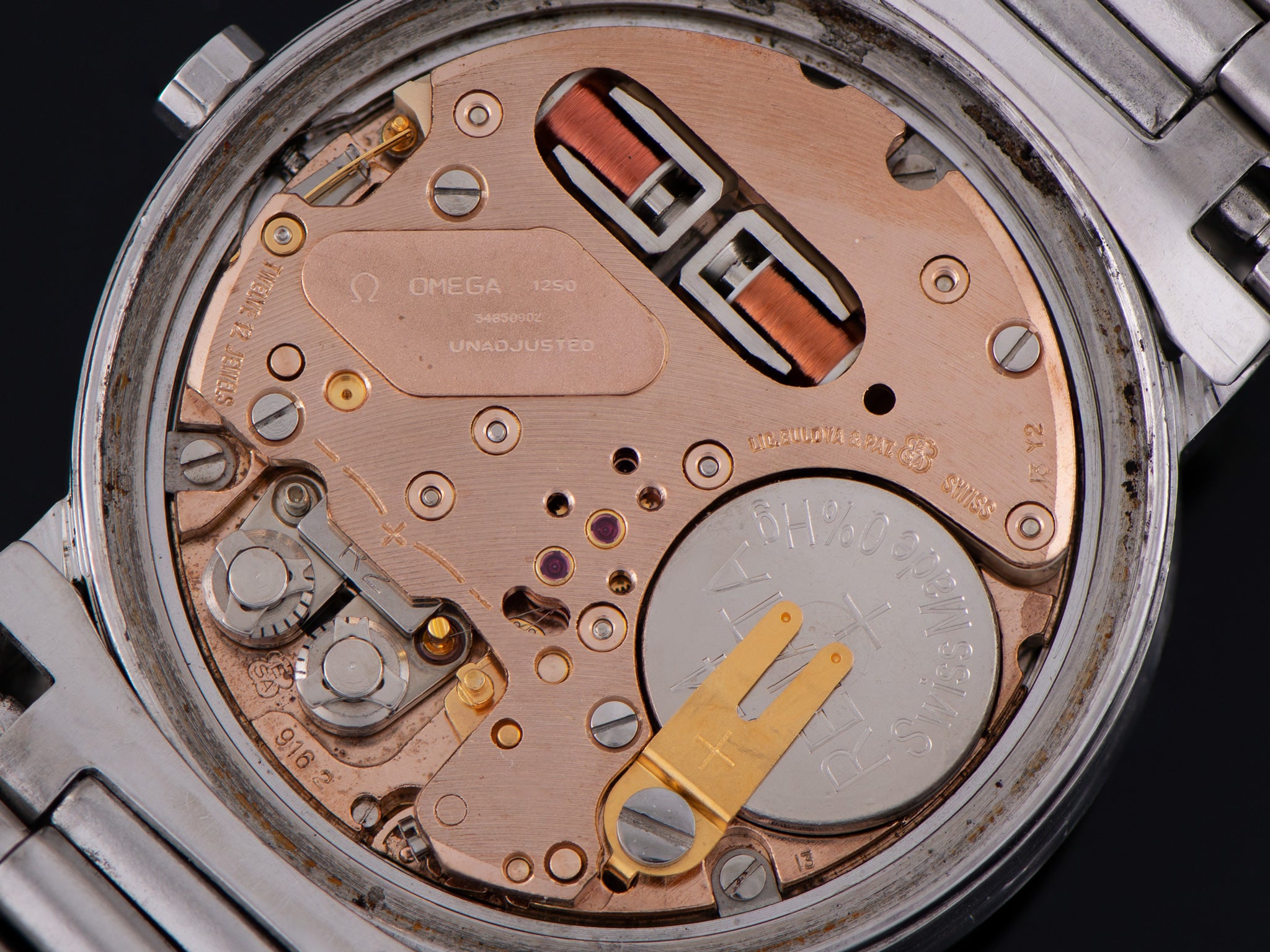Omega Constellation Chronometer f300 Tuning Fork Steel Watch & Bracelet ...