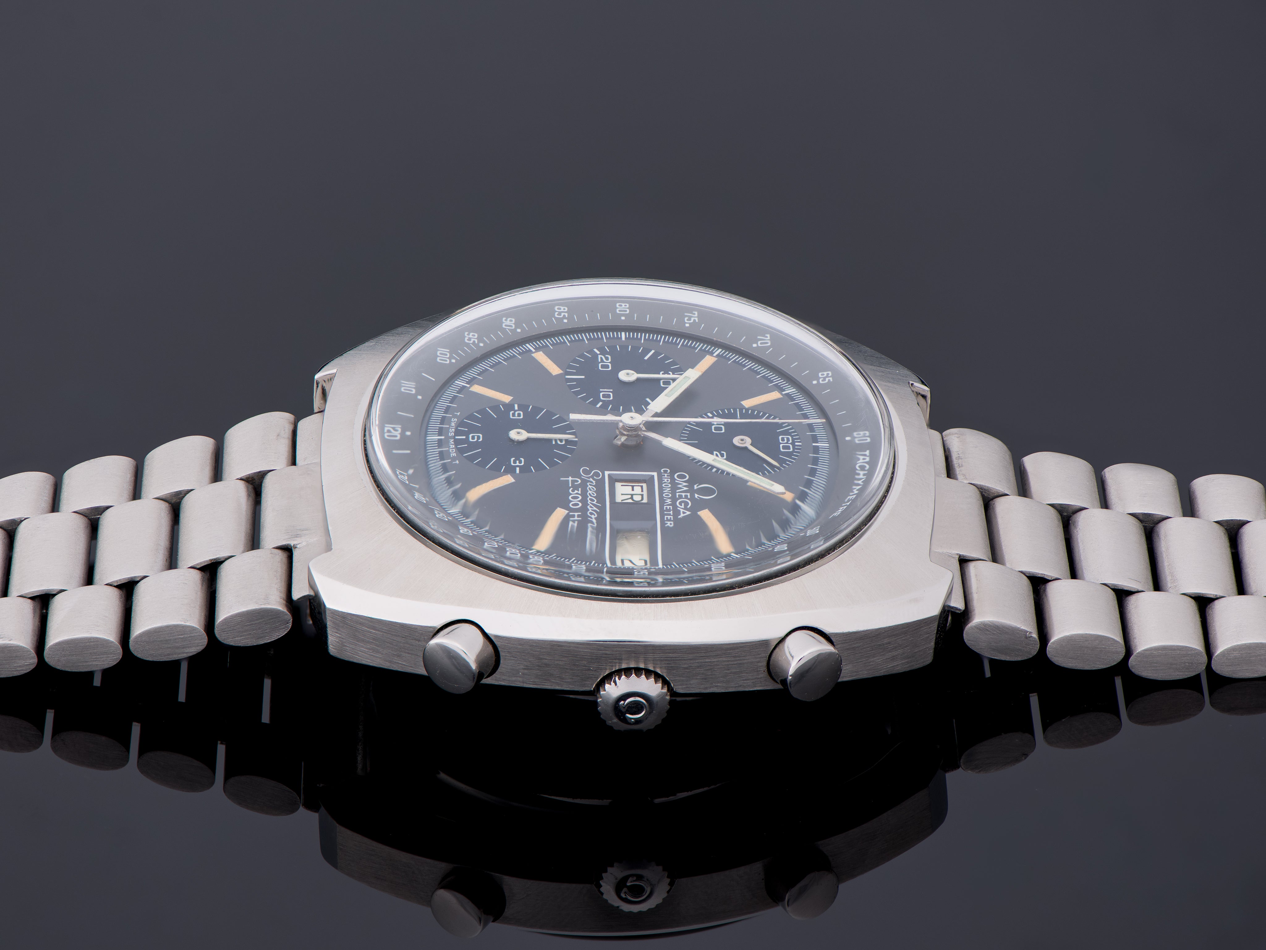 Omega Speedsonic f300 Tuning Fork ESA9210 Chronograph Watch & Original ...