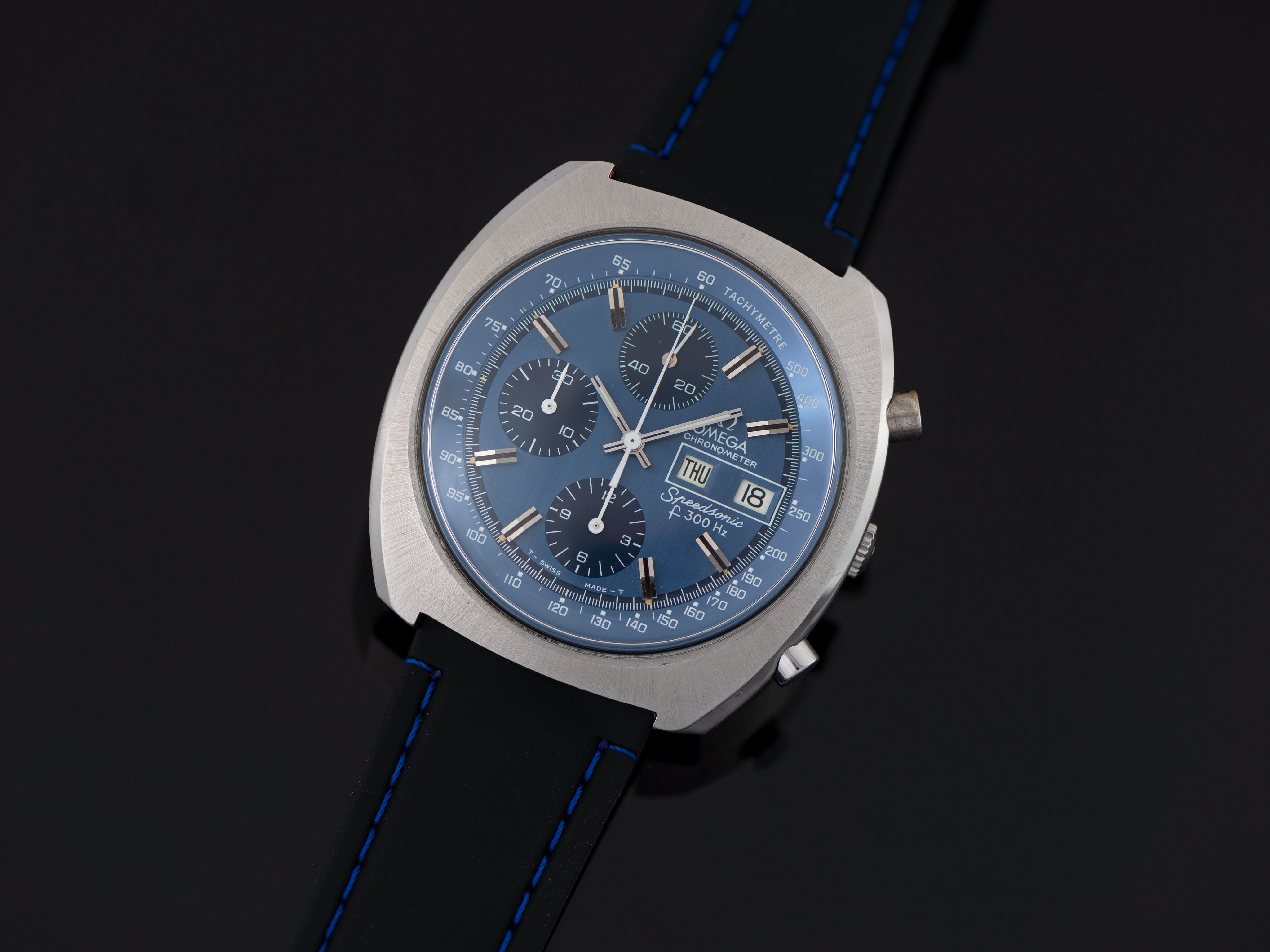 Omega Speedsonic f300 Tuning Fork ESA9210 Chronograph Watch | Unwind In ...