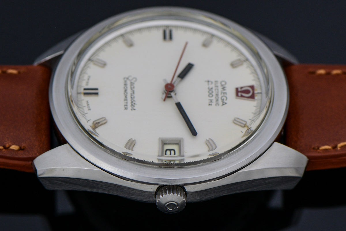 Omega Seamaster Steel Chronometer f300 Tuning Fork