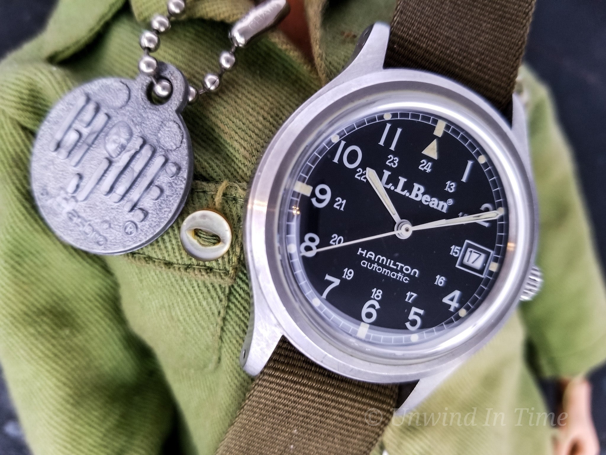 Hamilton 9721 L.L. Bean RAF Automatic With Date Ca. 1991 | Vintage