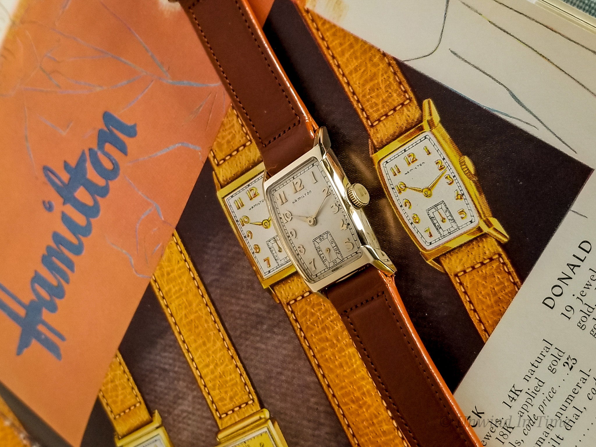 Hamilton Watch | Hamilton 14K Solid Gold Donald Vintage Watch