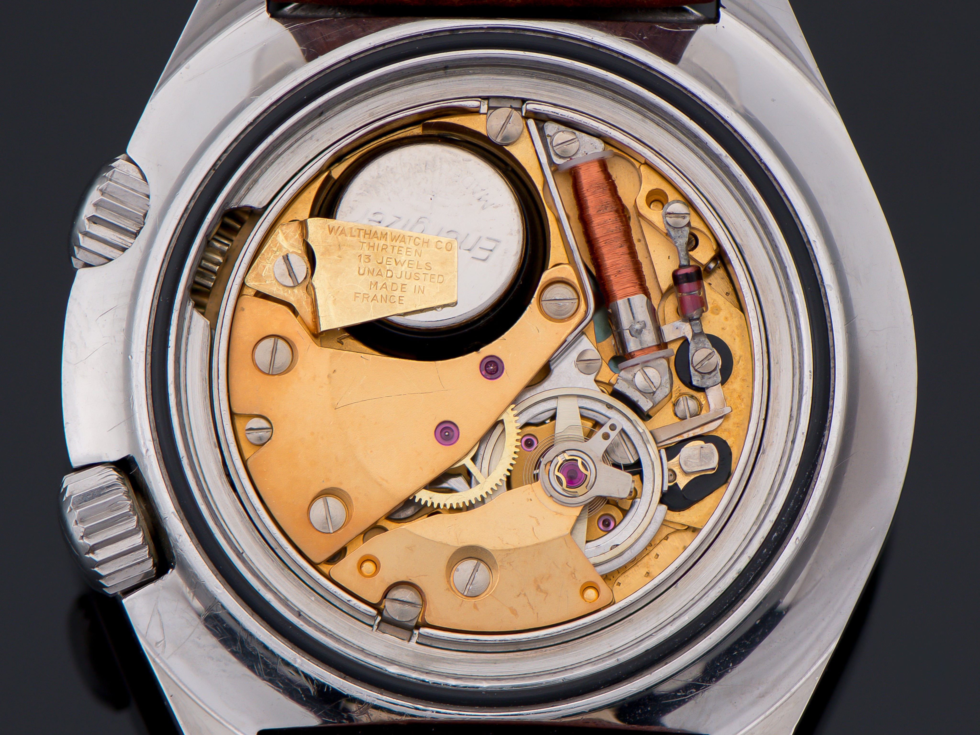 Super Nautic-Ski Super Compressor Dive Waltham By LIP Watch