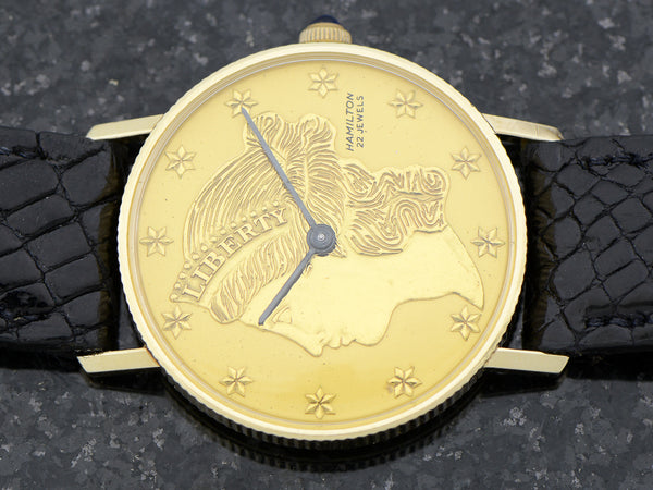 Hamilton Watch | Hamilton 14K Liberty Coin Watch | Vintage