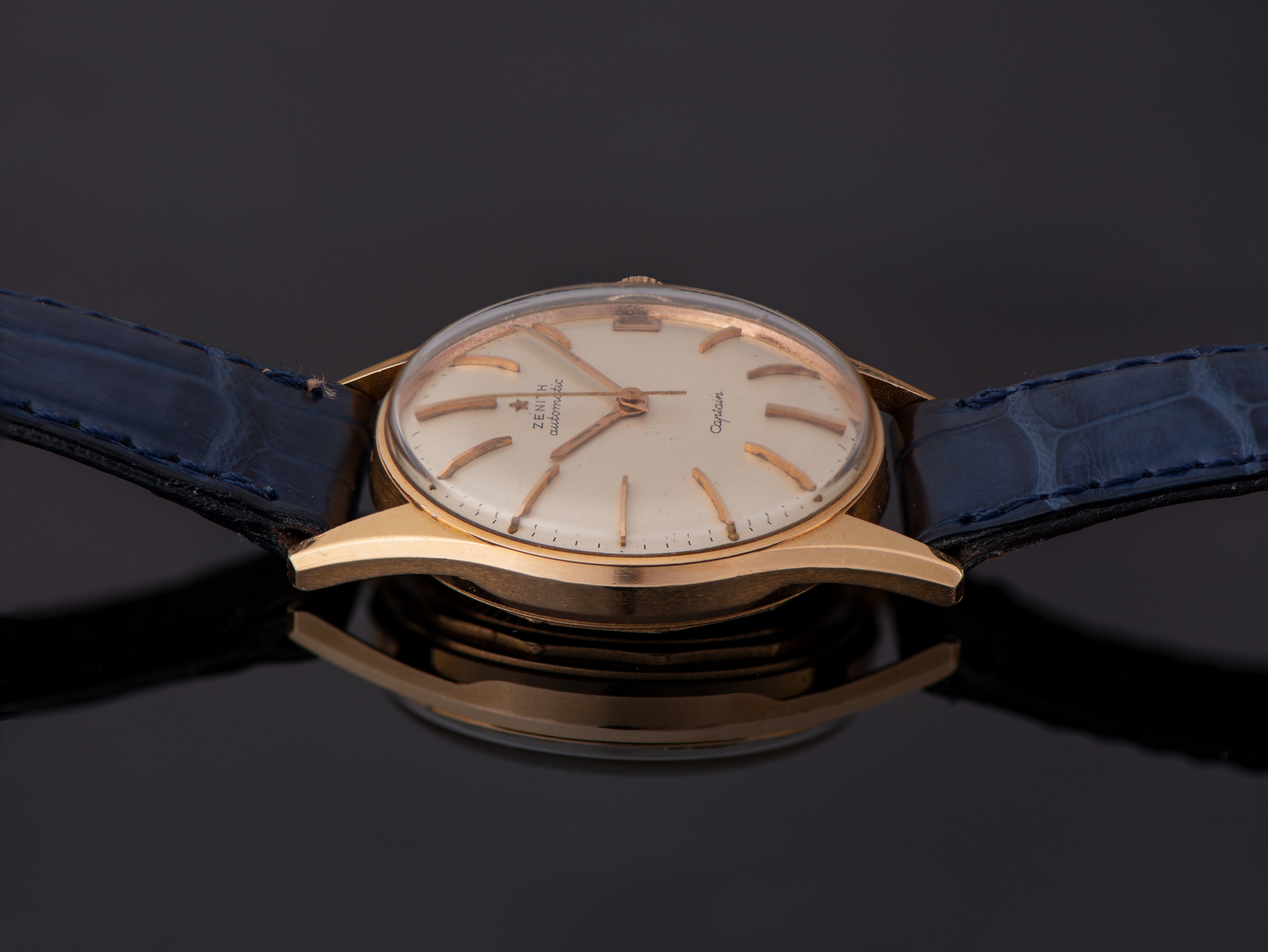 Zenith Captain 18K Rose Gold Automatic Watch | Unwind In Time